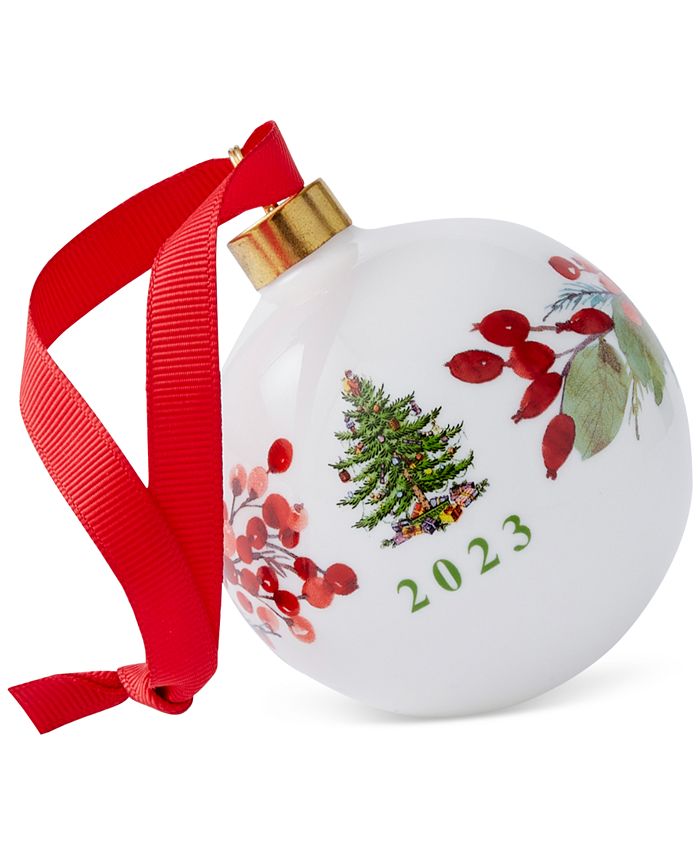 Spode Christmas Tree Annual 2023 Bauble Ornament - Macy's
