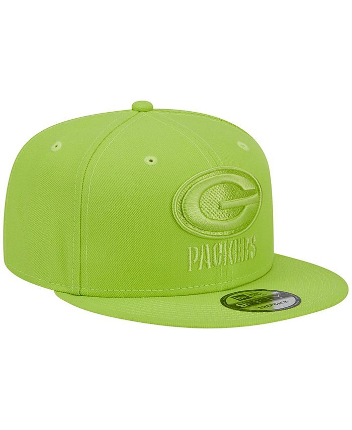 New Era Men's Neon Green Green Bay Packers Color Pack Brights 9FIFTY ...