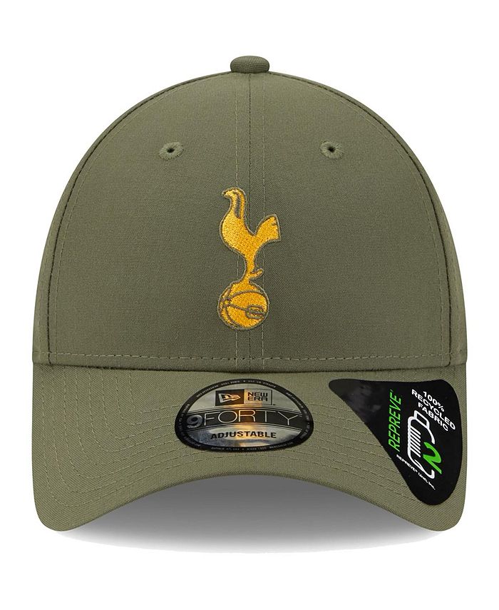 New Era Men's Olive Tottenham Hotspur Seasonal 9FORTY Adjustable Hat ...