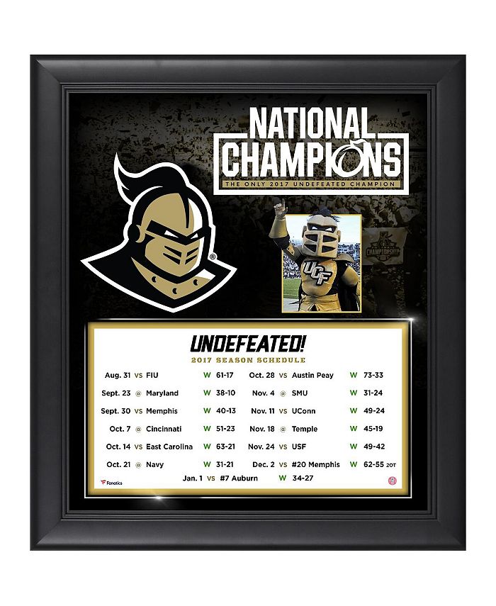 Fanatics Authentic UCF Knights Framed 15" x 17" 2017 Undefeated ...