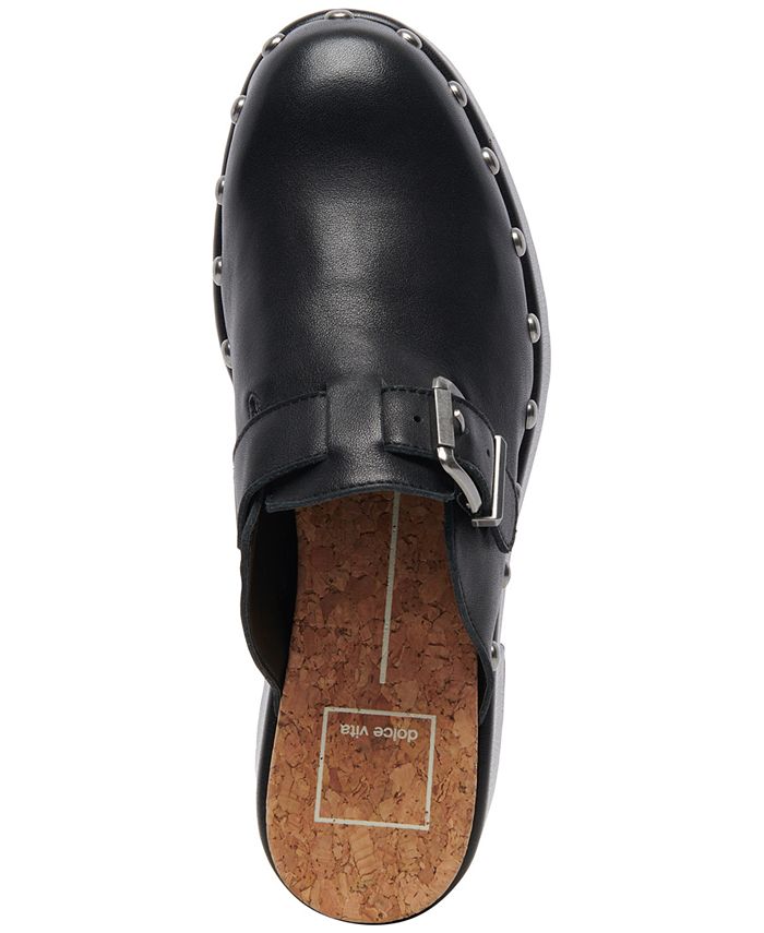 Dolce Vita Women's Yevan Buckled Studded Platform Clogs - Macy's