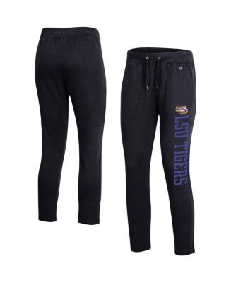Women's Champion Heathered Black LSU Tigers 2.0 Fleece Pants - Macy's