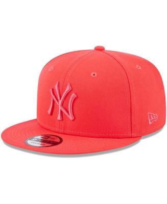Men's New Era Red New York Yankees Spring Color Basic 9FIFTY Snapback ...