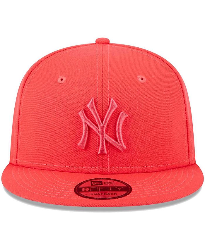New Era Men's Red New York Yankees Spring Color Basic 9FIFTY Snapback ...