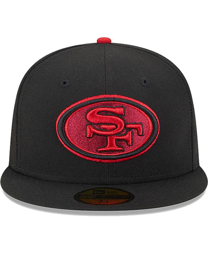 New Era Men's Black San Francisco 49ers Pop 59FIFTY Fitted Hat - Macy's