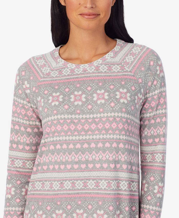 Cuddl Duds Women's Long Sleeve Sleepshirt Nightgown - Macy's