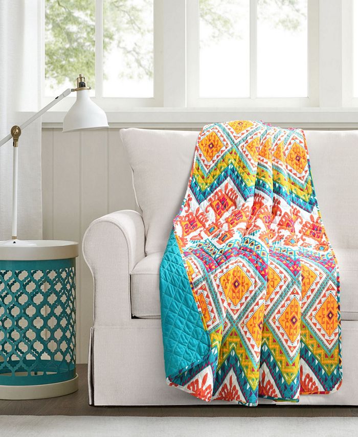 Lush Décor Boho Chevron Throw, 50" x 60" - Macy's