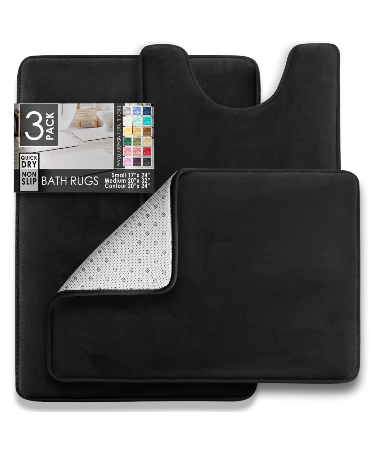 Click here for Clara Clark 3 Piece Ultra Soft Non-Slip Plush Memo... prices