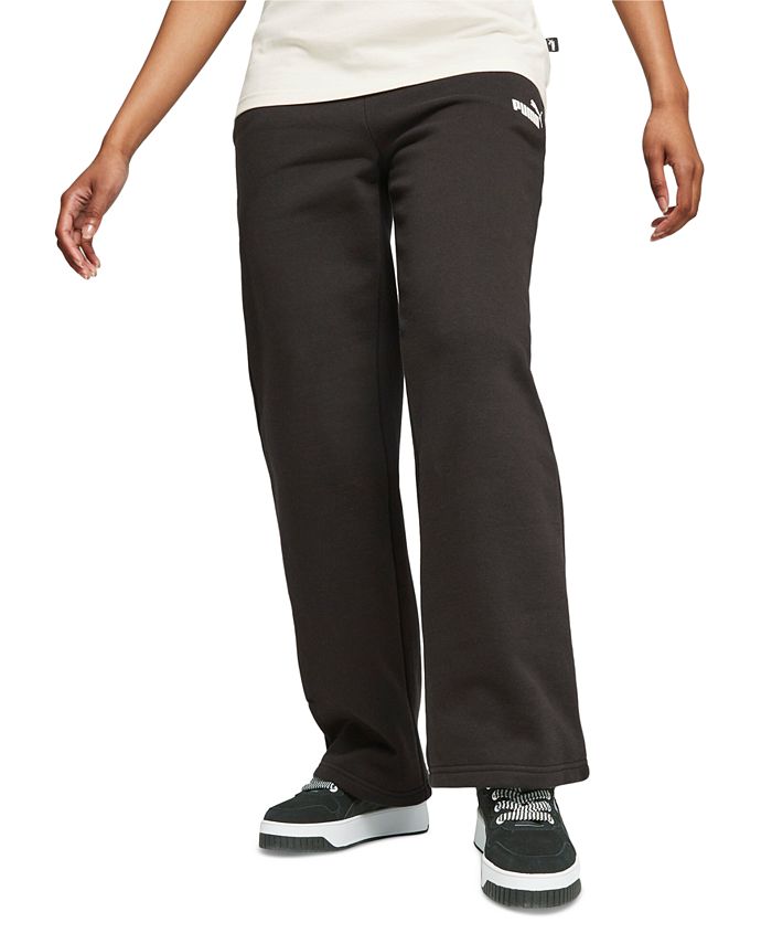 Puma Women's Active Essential Straight-Leg Logo Pants - Macy's