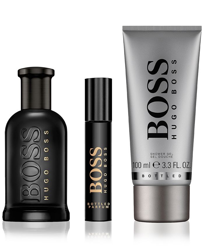 Hugo Boss Men's 3-Pc. BOSS Bottled Parfum Gift Set - Macy's