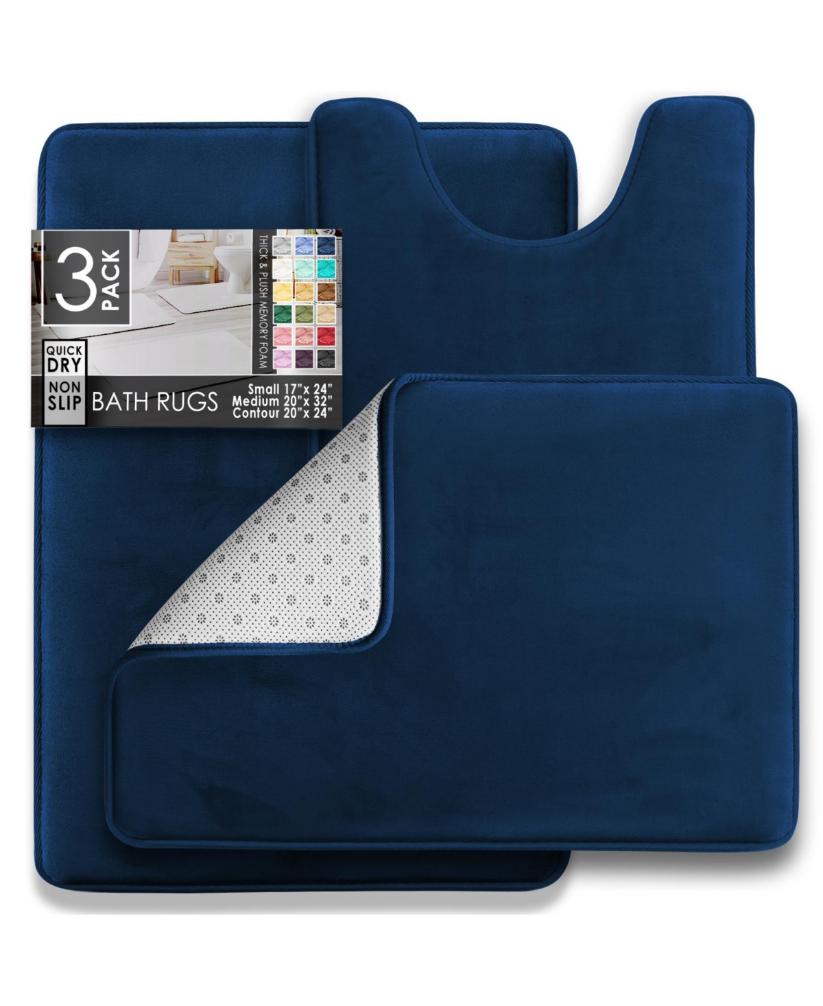 Click here for Clara Clark 3 Piece Ultra Soft Non-Slip Plush Memo... prices