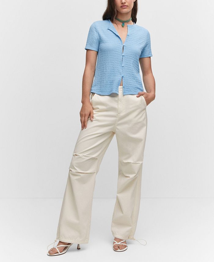 MANGO Women's Parachute Trousers - Macy's