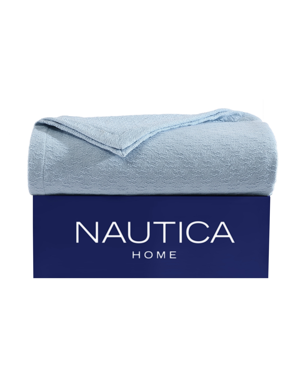 Click here for Nautica Ripple Cove Cotton Reversible Blanket  Twi... prices