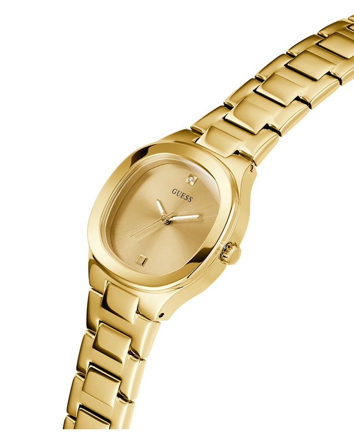 GUESS Women's Analog Gold-Tone Stainless Steel Watch 32mm - Macy's