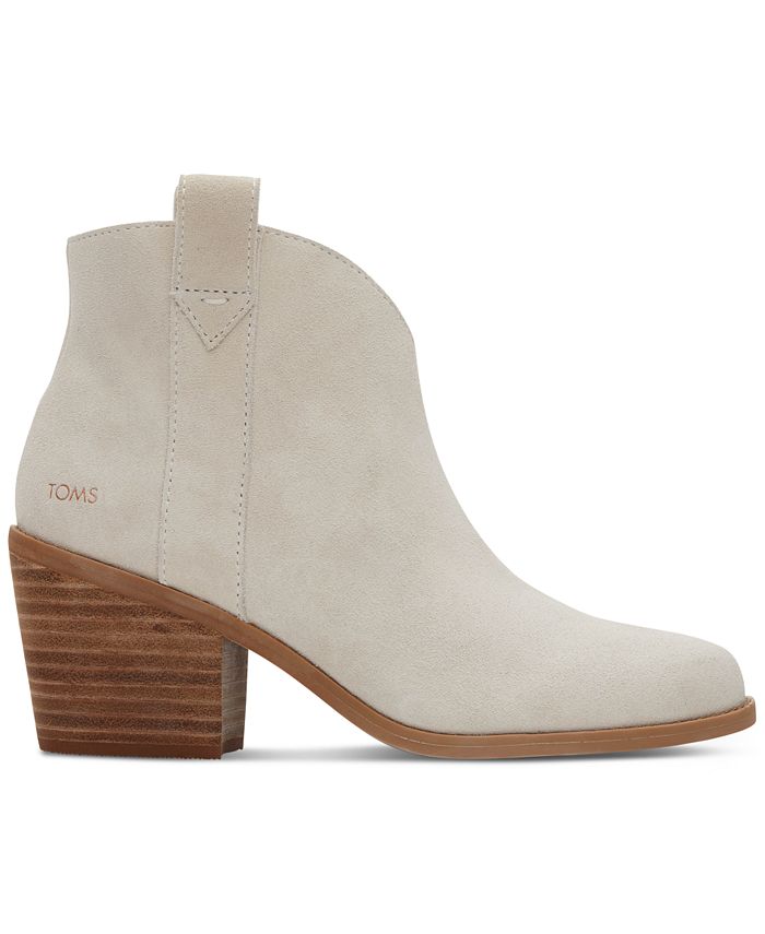TOMS Women's Constance Pull On Western Booties - Macy's