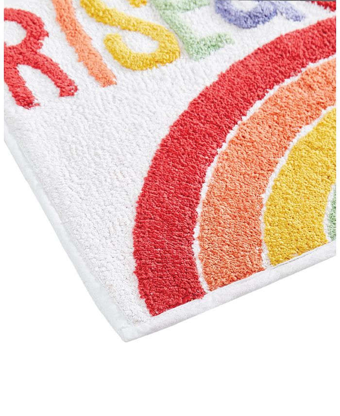 Jessica Simpson Rise & Shine Cotton Bath Rug, 20" x 32" - Macy's