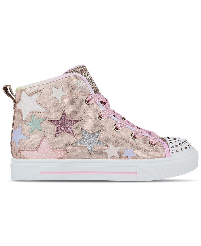 Skechers Little Girls Twinkle Toes - Twinkle Sparks - Star Glitz Light ...