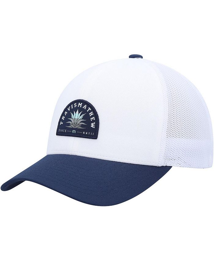 Travis Mathew Men's White El Torro Trucker Adjustable Hat - Macy's