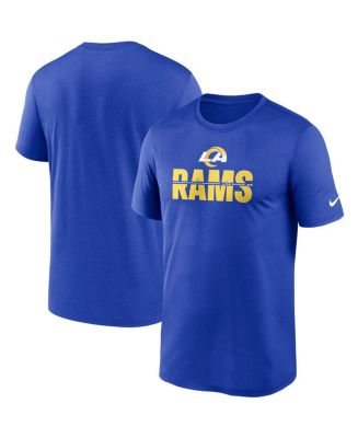 Men's Nike Royal Los Angeles Rams Legend Microtype Performance T-shirt ...