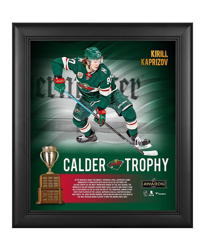 Fanatics Authentic Kirill Kaprizov Minnesota Wild Framed 15" x 17" 2021 ...