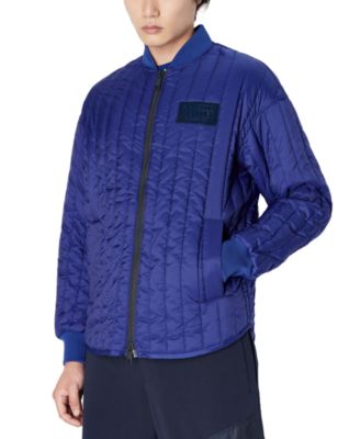 A|X Armani Exchange Men's Quilted Bomber Jacket - Macy's