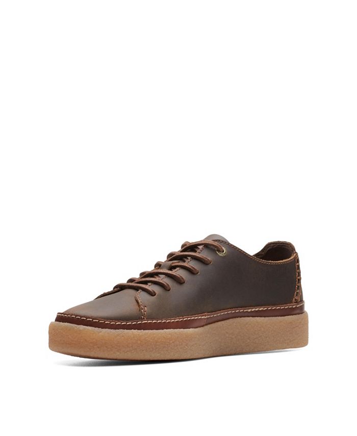 Clarks Men's Collection Oakpark Leather Low Top Casual Shoes - Macy's