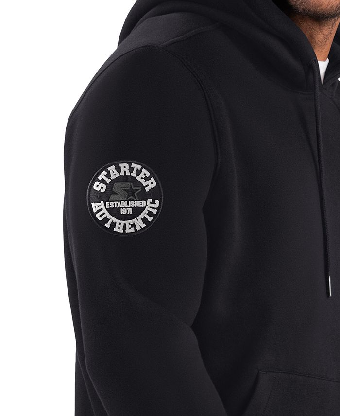 Starter Men's Classic-Fit Multi-Patch Fleece Hoodie - Macy's