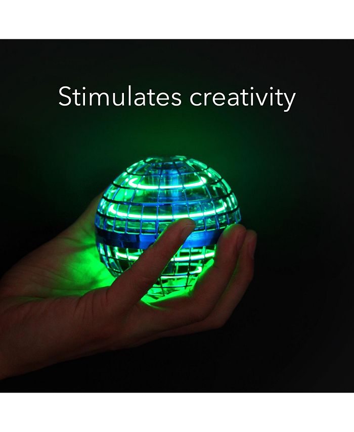 Dartwood Flying Orb Ball Globe-Shaped Mini Drone Hover Ball with LED ...