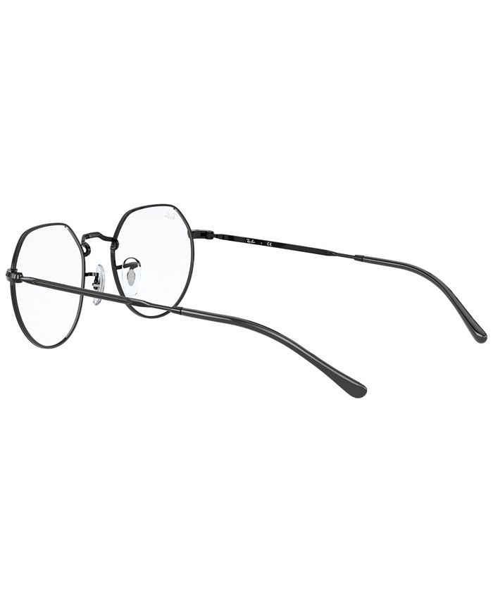 Ray-Ban Unisex Jack Optics Eyeglasses, RB6465F 53 - Macy's