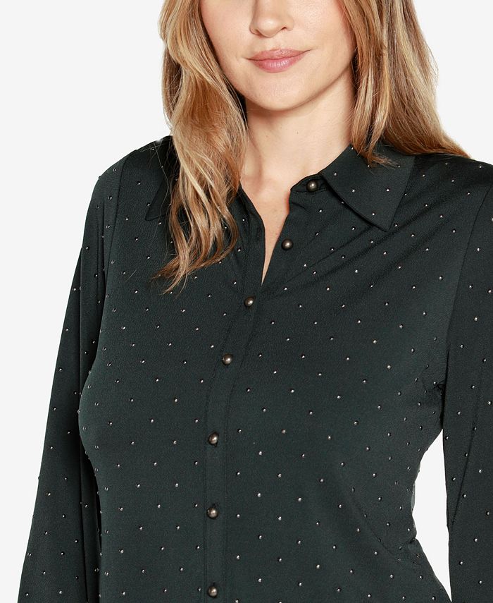 Belldini Black Label Women's Button-Front Duster Top - Macy's