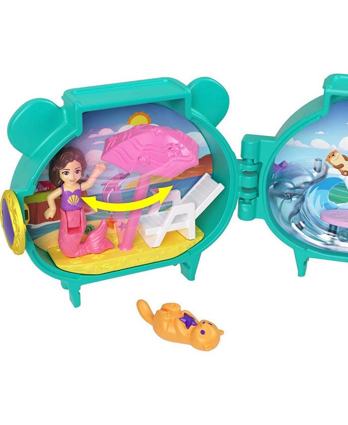 Polly Pocket Pet Connects, Compact Playset with Doll-Style May Vary ...