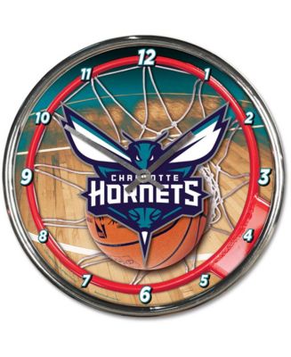 Wincraft Charlotte Hornets 12" Team Chrome Clock - Macy's