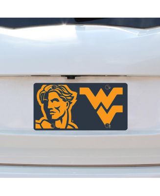 West Virginia Mountaineers Mega License Plate Inlaid - Macy's