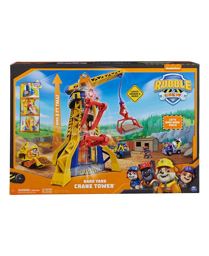 Rubble & Crew Bark Yard Crane Tower Playset with Rubble Action Figure ...