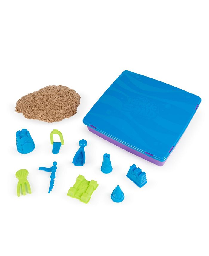 Kinetic Sand Deluxe Beach Castle Playset with 2.5Lbs of Beach Sand ...