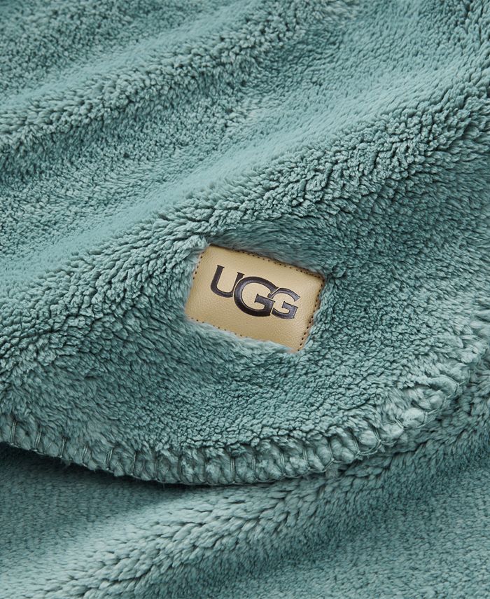 UGG® Saige Plush Throw, 50" x 70" - Macy's