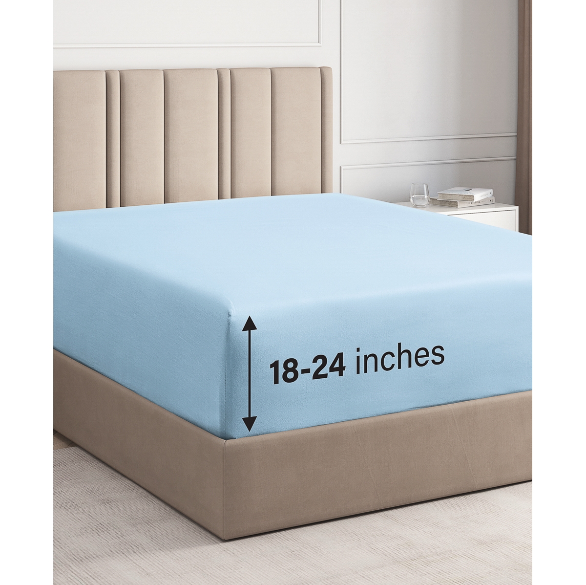 Click here for Extra Deep Pocket 18 - 24 Inch Microfiber Fitted S... prices
