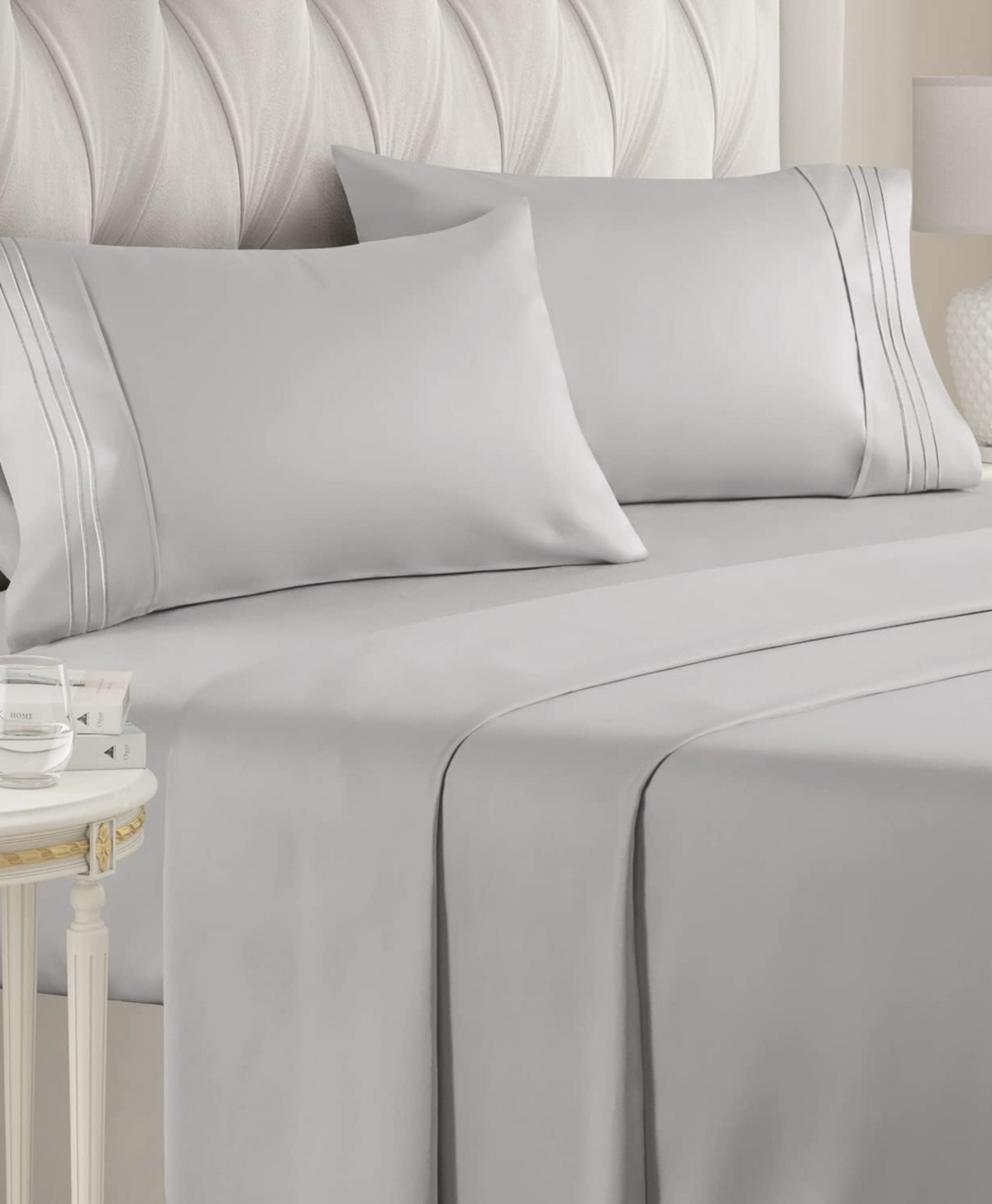 Click here for 4 Piece 100 Cotton 400 Thread Count Sheet Set - Ca... prices