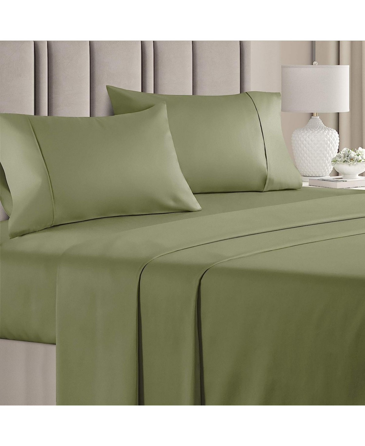 Click here for 4 Piece 100 Cotton 400 Thread Count Sheet Set - Ca... prices