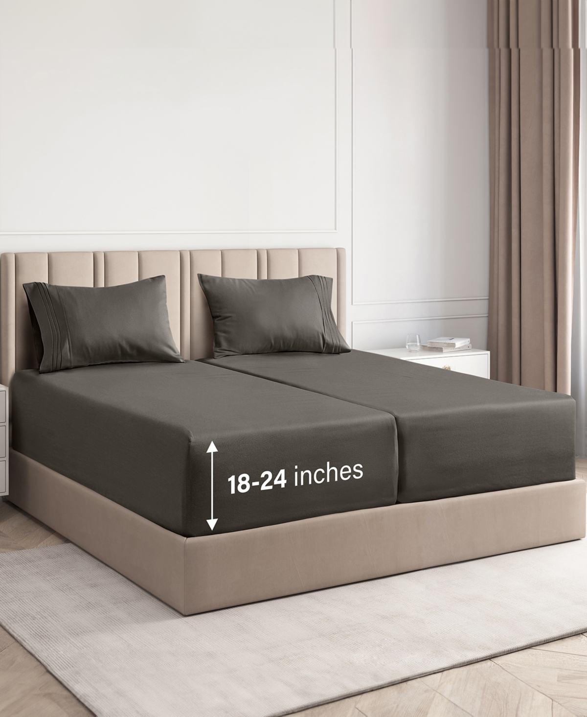 Click here for 5 Piece Extra Deep Pocket Microfiber Sheet Set - S... prices