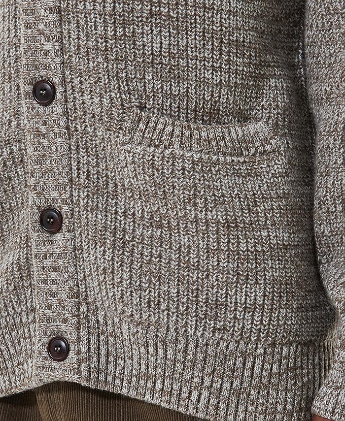 Barbour Men's Sid Button-Front Heathered Cardigan Sweater - Macy's