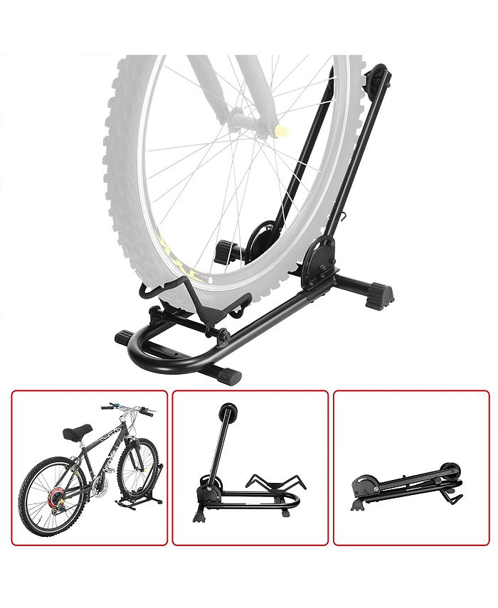 Rad Sportz Bike Floor Stand - Foldable Bicycle Rack with Rubber Feet ...