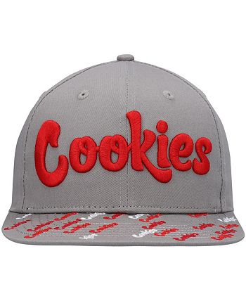 Cookies Men's Gray Triple Beam Snapback Hat - Macy's