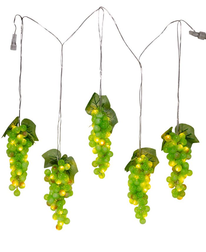Kurt Adler Kurt S. Adler 100-Light LED Grape Light Set with 5 Grape ...