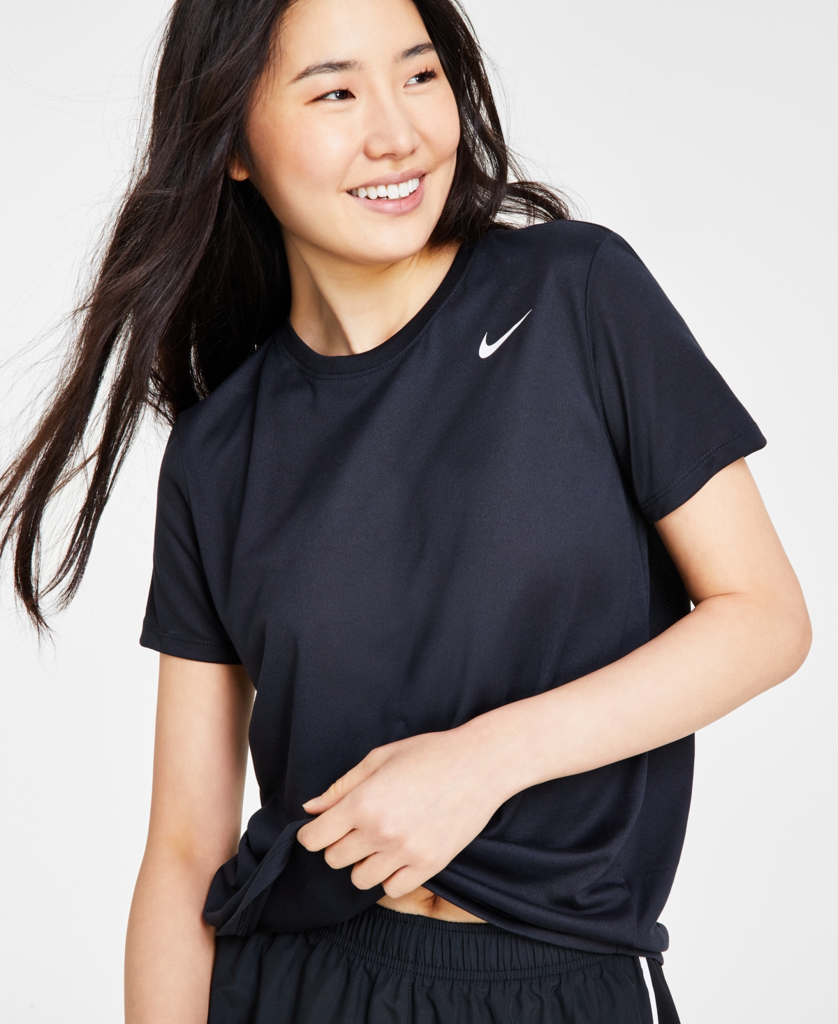 Click here for Nike Womens Dri-fit T-Shirt - Black prices