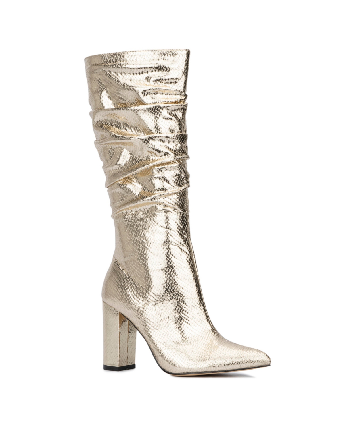Click here for New York & Company Womens Earla- Metallic Ruched K... prices
