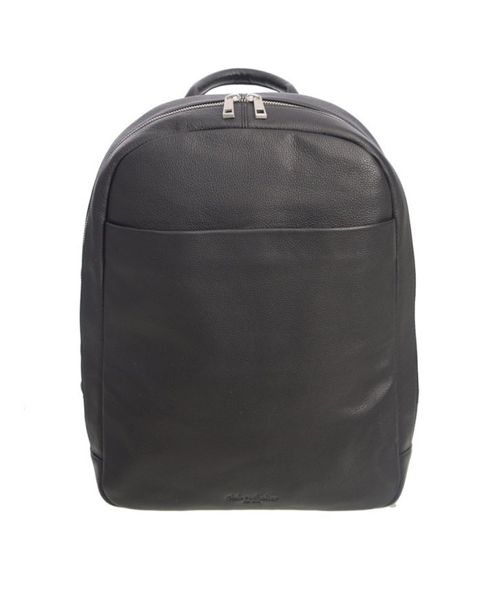 Club Rochelier Slim Leather Backpack with Hidden Front Pocket - Macy's