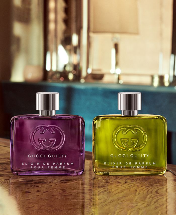Gucci Men's Guilty Elixir de Parfum Spray, 2 oz. - Macy's