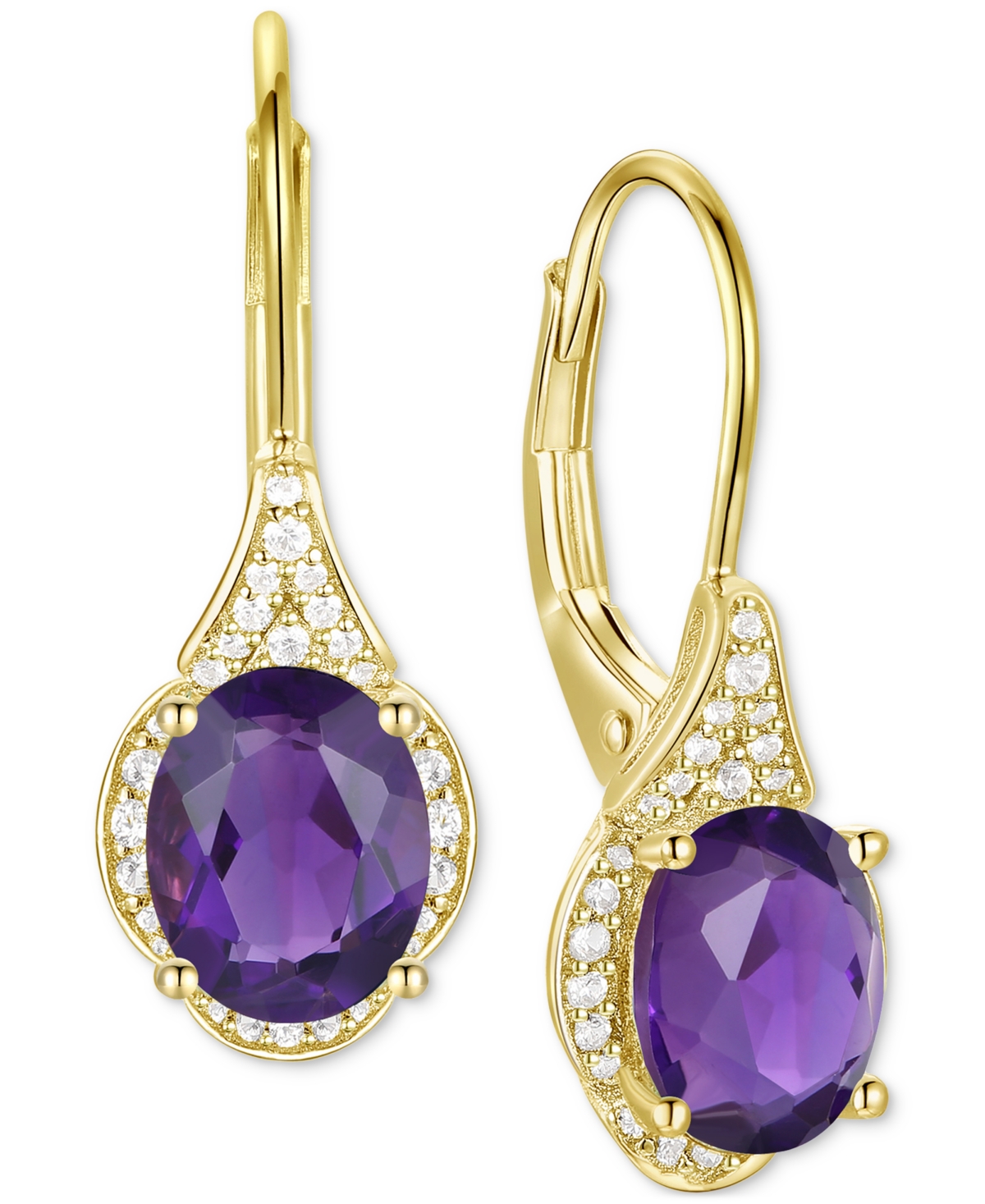 Click here for Amethyst (2 ct. t.w.) & Lab-Grown White Sapphire (... prices