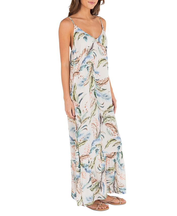 Hurley Juniors' Wispy Leaves Maxi Dress - Macy's